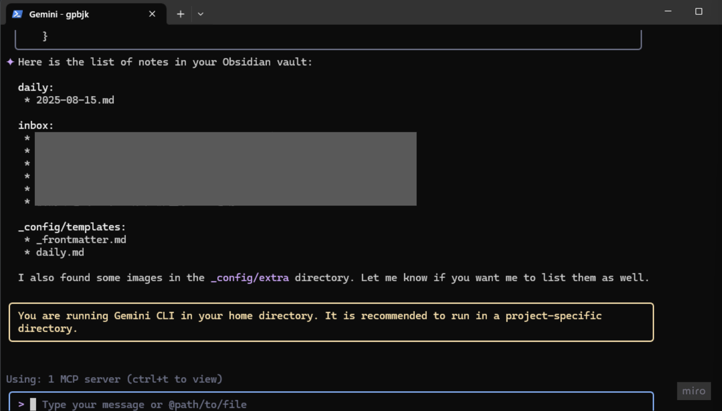 Connecting AI Tools to Obsidian with MCP Server - Gemini CLI & Kiro Guide - Tech Bridge Log